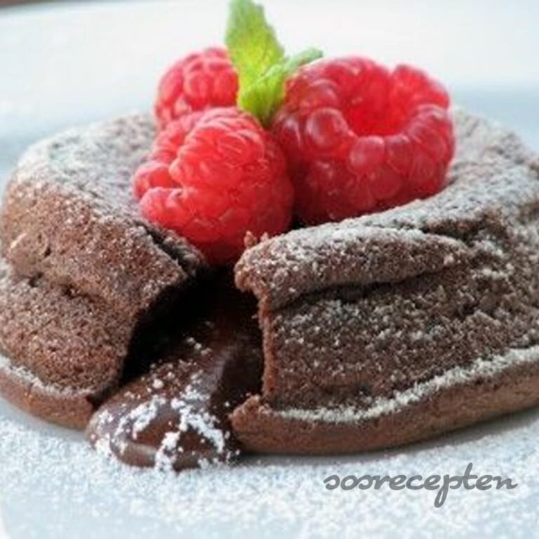 Gesmolten chocoladecakejes - Sos Recepten