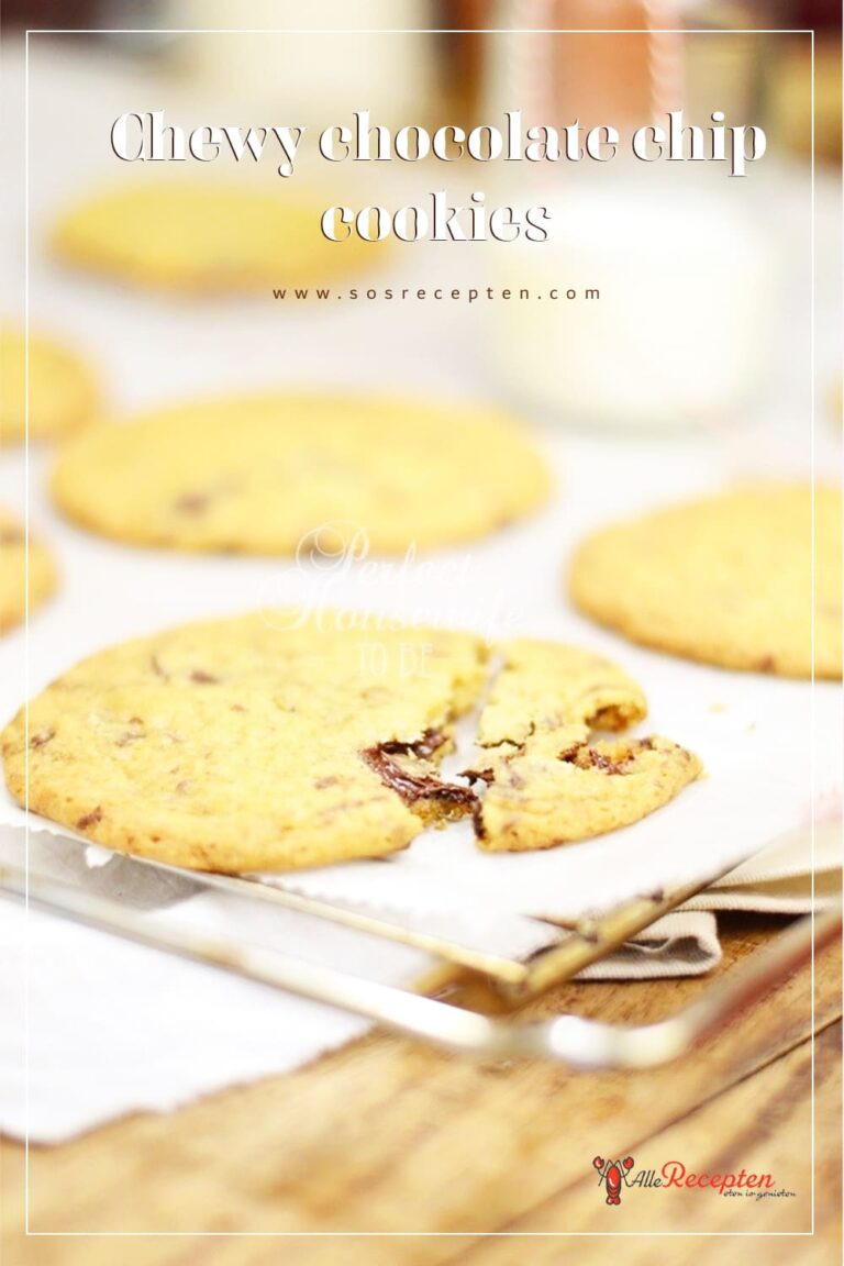 Chewy chocolate chip cookies - Sos Recepten