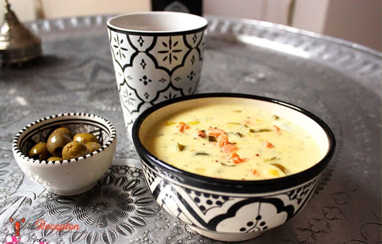 Mosterd Soep Met Gerookte Zalm & Prei Recept - Sos Recepten